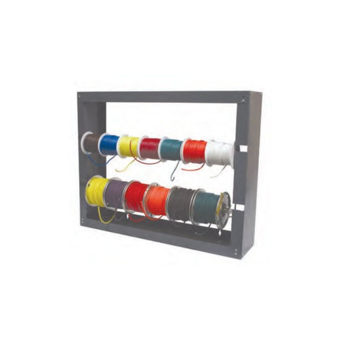 WIRE DISPLAY/DISPENSING RACK 2-ROWSAll welded cold rolled steelGrey ...