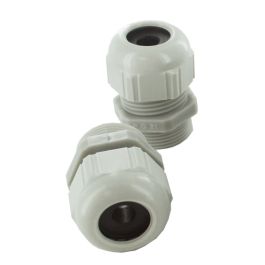 PG21 Compression Fittings/Junction Box Connectors (Nylon, Grey); Cable ...