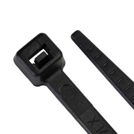 14" - 40lb KSPEC Cable Tie - Light Duty - UV Black - 1000pc/pk