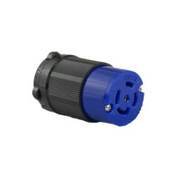 Twisting Female Connector - 30A, 3 Phase Wye 120/208V, 4-Pole 5-Wire ...
